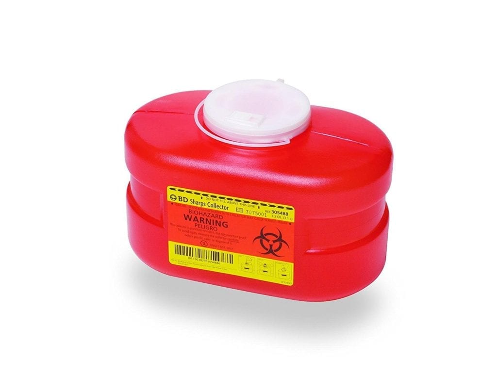 3.3 Quart Sharps - Approved Storage & Waste