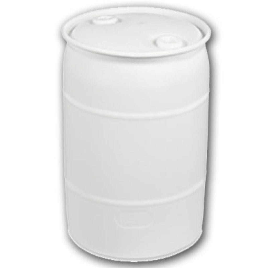 30 Gallon Poly Closed Top Drum (Natural) - Approved Storage & Waste