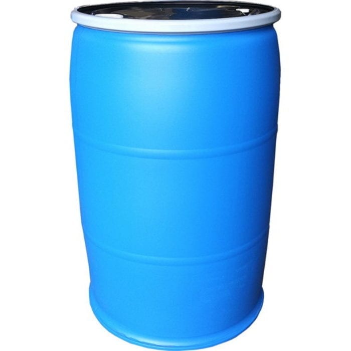 55 Gallon Poly Open Top Drum (With Lid) - Approved Storage & Waste
